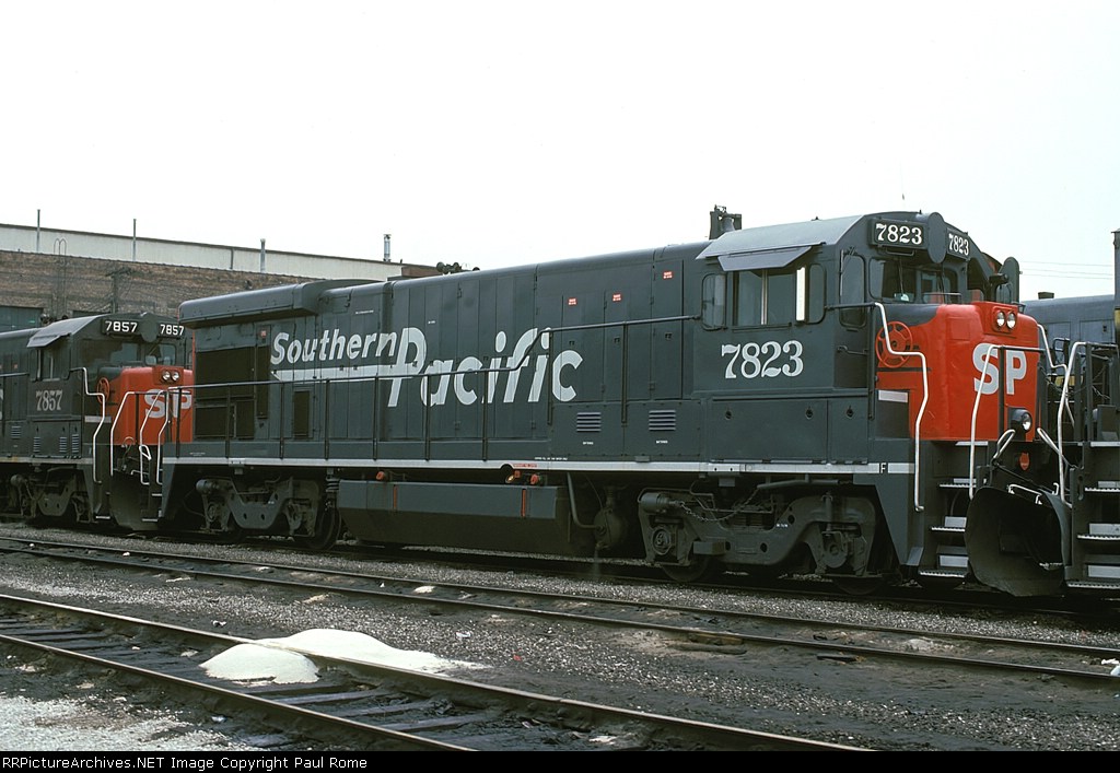 SP 7823, GE B30-7, at BRC Clearing Yard